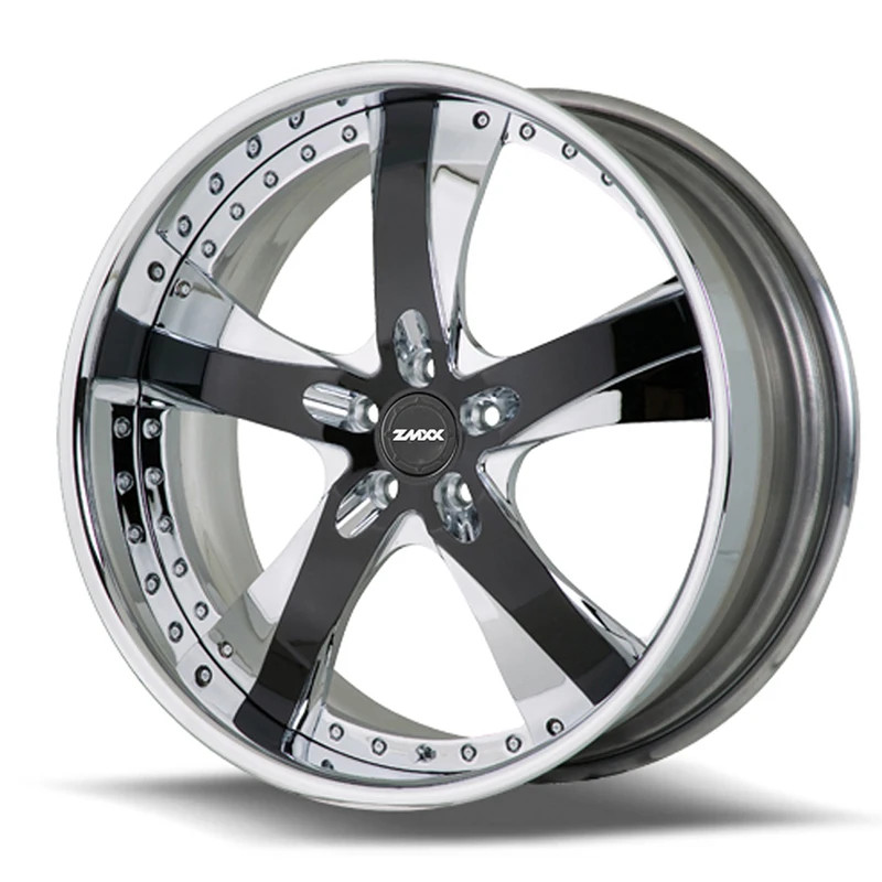 ZMXX 2 Pieces Custom Forged Chrome Wheels 18-28 Inch Polished Deep Lip ...