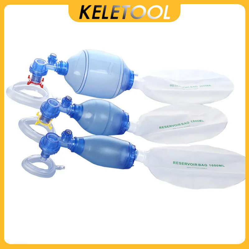 First aid kit manual resuscitator PVC Ambu bag oxygen tube first aid ...