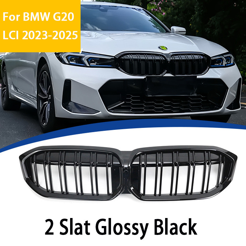 New BMW G20 LED Light Car Gloss Black Front Bumper Grille Daylight ...