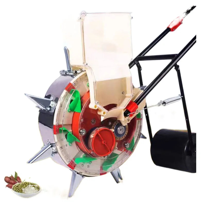 Drum Seeder Small Multifunction Hand Sowing Machine Corn Peanut Soybean ...