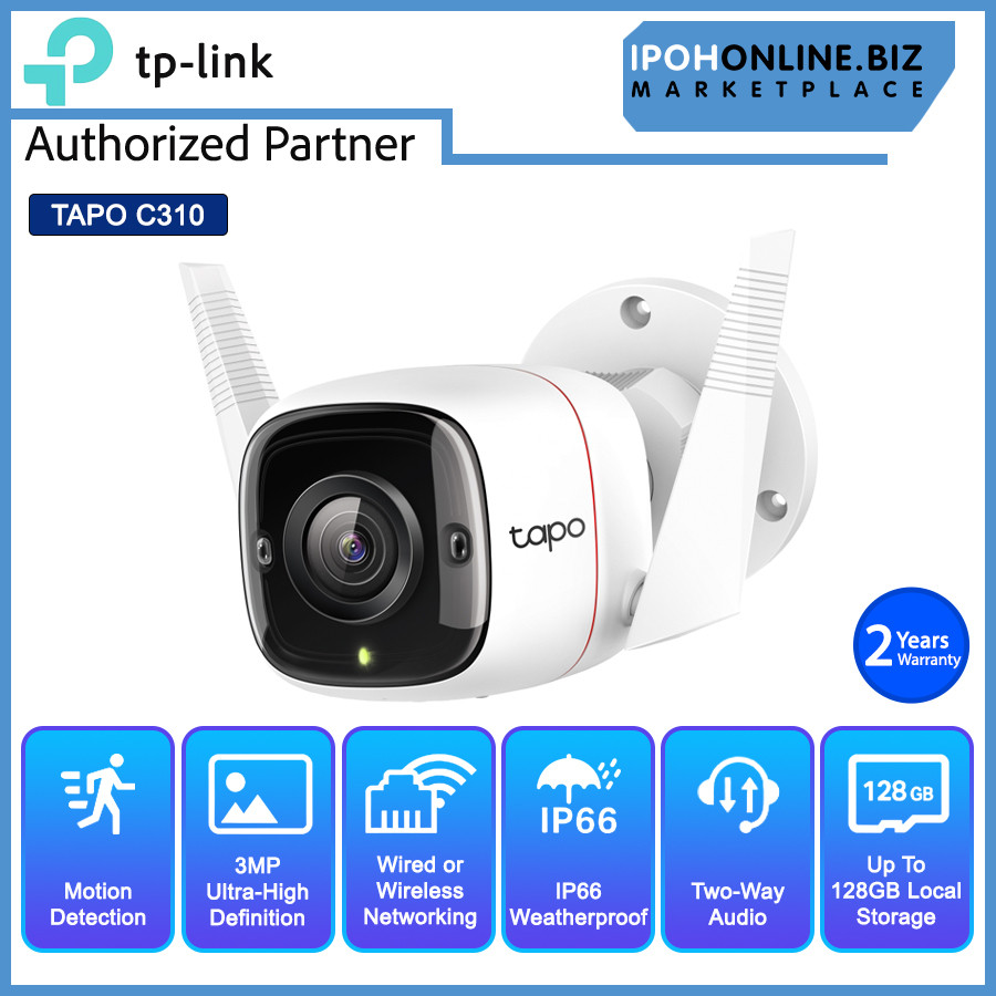 TP-Link Tapo C310 3MP Ultra-High Definition Outdoor Security Wi-Fi IP CCTV Camera | Shopee Malaysia