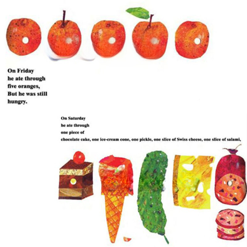 The Very Hungry Caterpillar - Classic Kids Learning Story Book ...