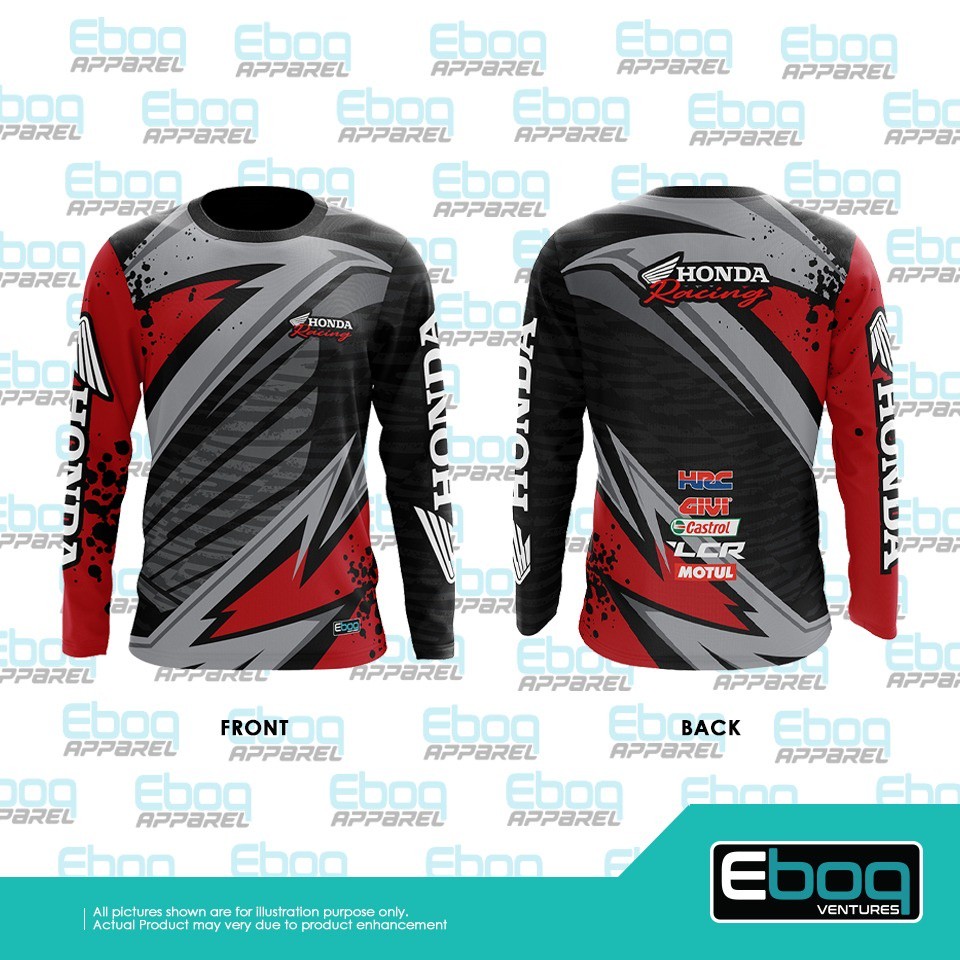 [Ready Stock] Tshirt Honda Racing HRC 03 Eboq Sublimation / AD Baju ...