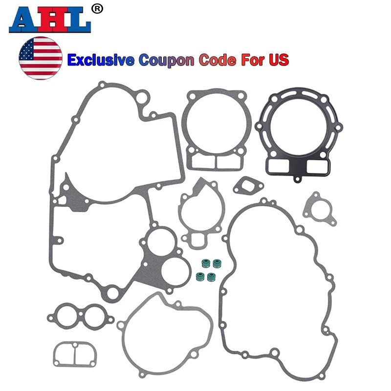 AHL Motorcycle Engine Cylinder Head Gasket For 250 400 450 520 525 540 ...