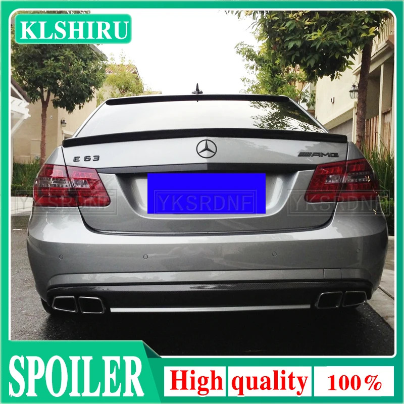 Use For Benz E Class W212 Spoiler 2008--2015 Year Sedan 4-door Glossy ...