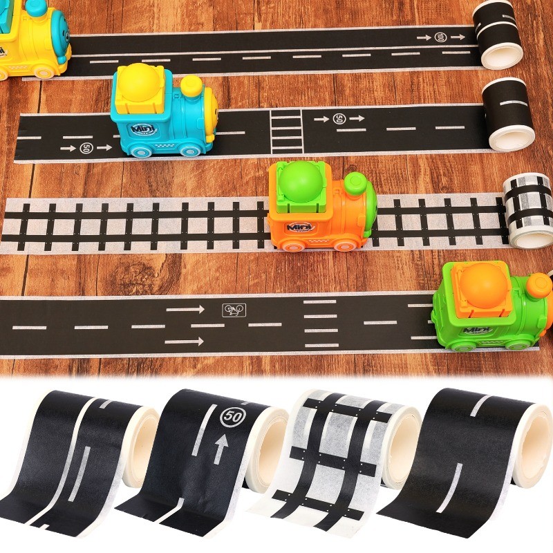 Multi-Style Traffic Railway Tape Sticker - Diy Road Rail Transit Tape ...