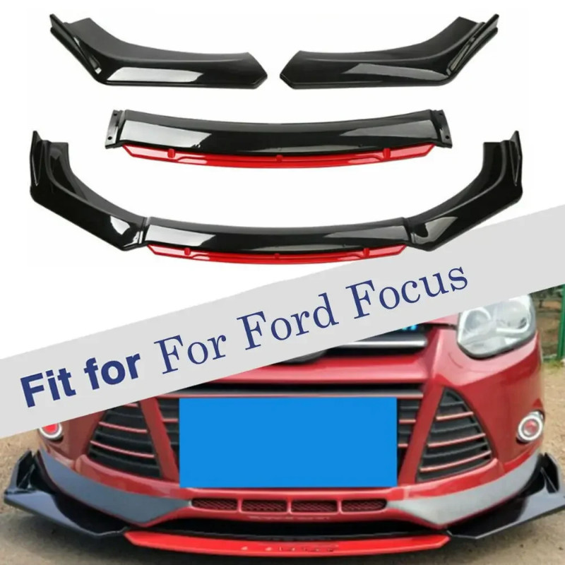 LAICY For Focus 2012-2014 Car Front Bumper Lip Auto Chin Spoiler ...