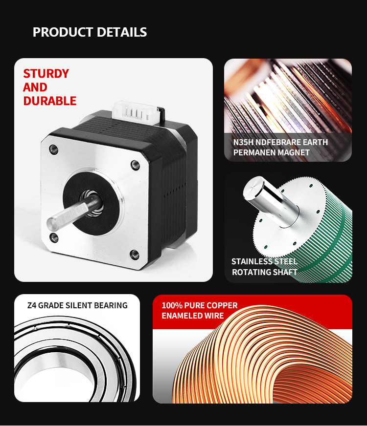 Stepper Motor Controller Nema17 Nema 17 Kit Part Stepper Motor Cable ...