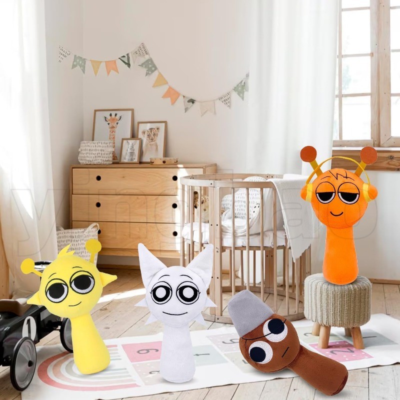 Incredibox Sprunki Mr Fun Computer Plush Doll Popular Game Sprunki ...