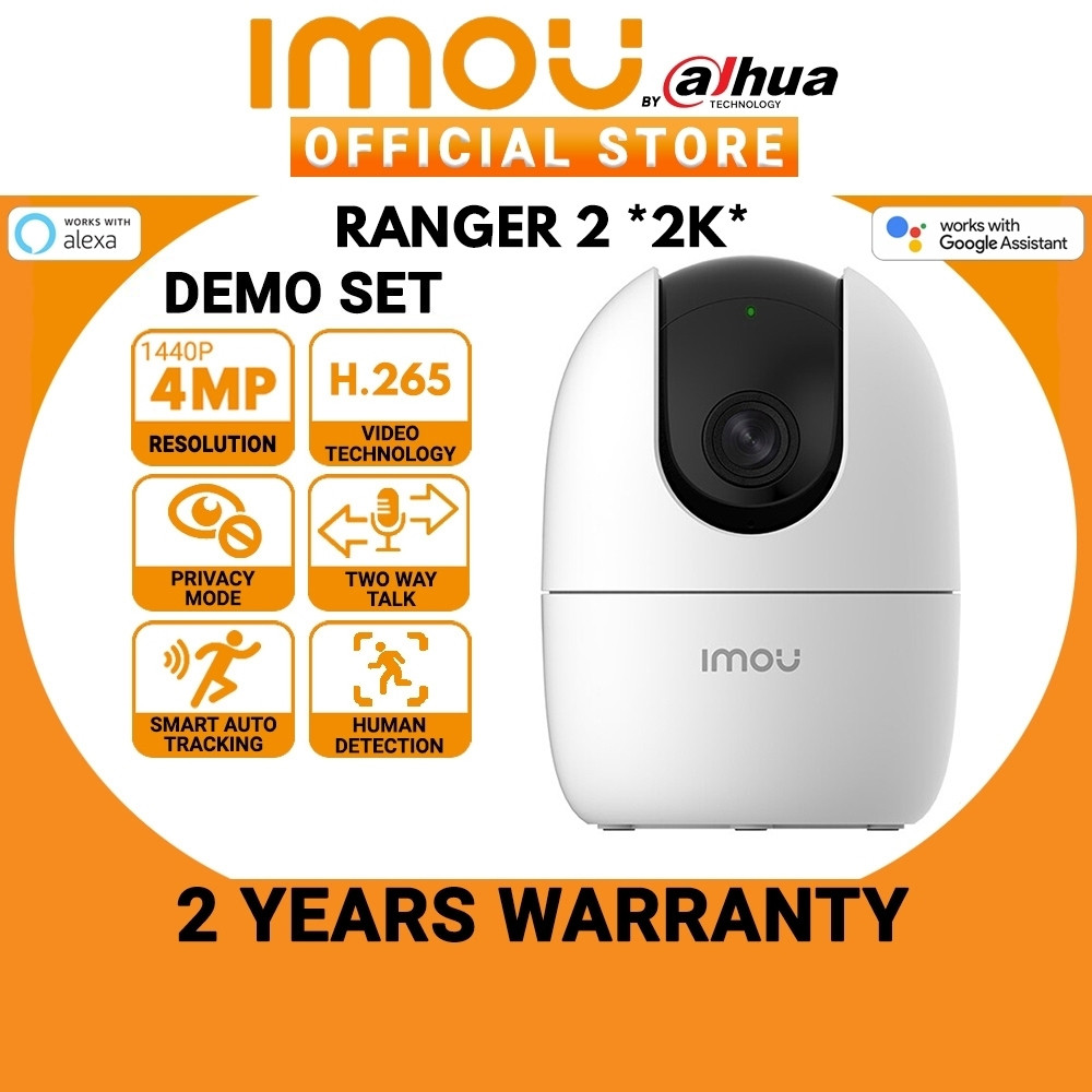 DEMO SET - Imou Dahua Ranger 2 4MP 1440P IP Camera AI Human Detection ...