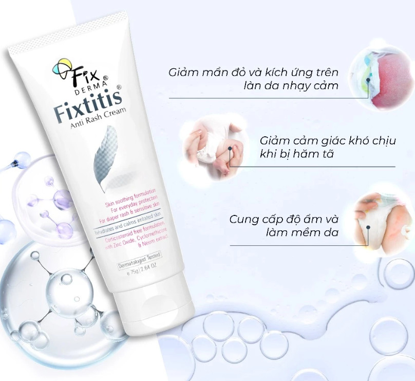FIXDERMA Fixtitis Anti-Dandruff Cream Reduces Itching, Dermatitis ...