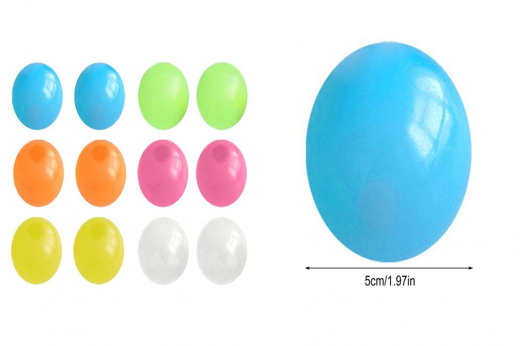 {Newcat} Glow-in-the-dark Sticky Balls Sensory Sticky Balls 6/12pcs ...