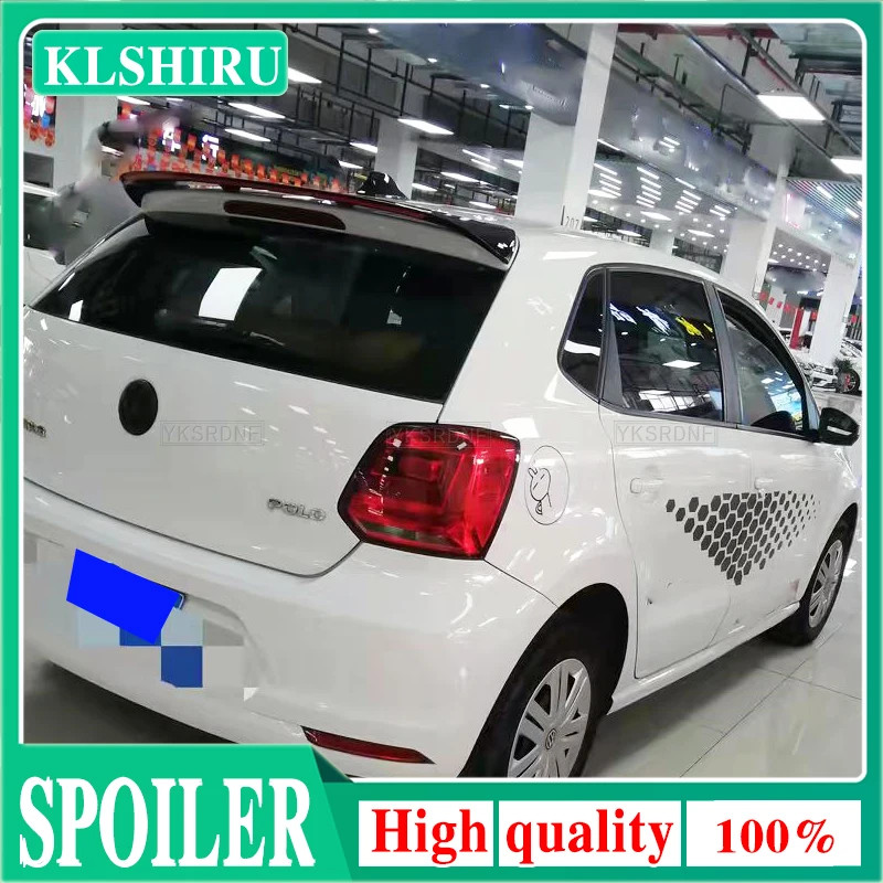 For Volkswagen POLO Roof Spoiler 2011 - 2018 Year Rear Wing Spoiler For ...