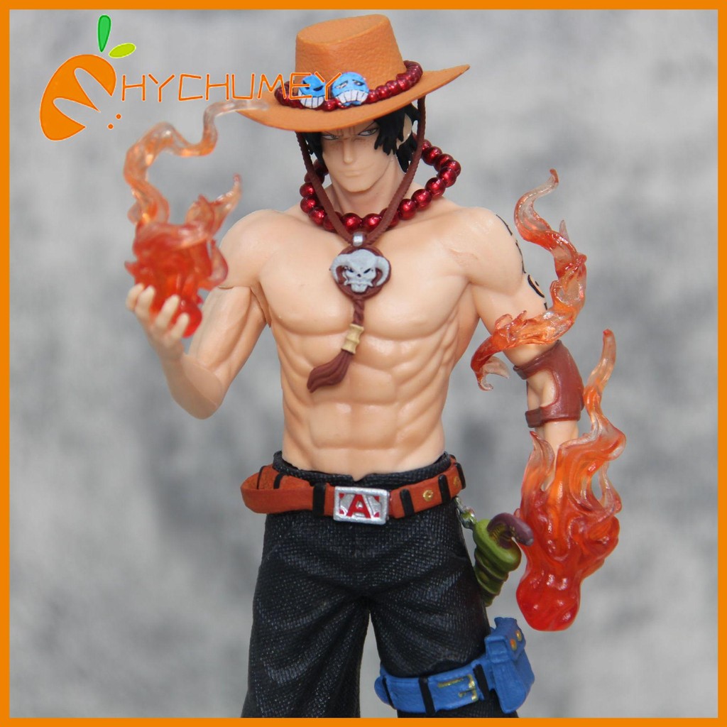 One Beautifully Crafted Piece Gk Ace Fire Fist Anime Display Figurine ...