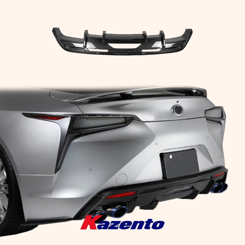 For Lexus LC 500 URZ100 2017-2022 TM Type Carbon Rear Bumper Under ...