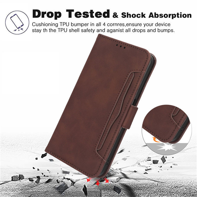 Honor X9C Smart Case Premium Leather Wallet Flip Multi-card slot Cover ...
