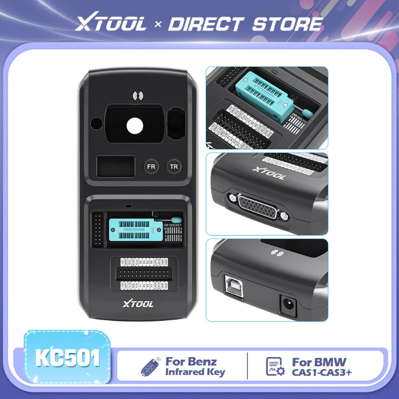 XTOOL KC501 Car Key Programming Chip Programmer ECU Reader For Benz ...