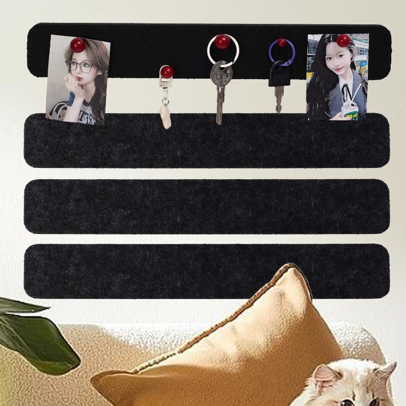 Cork Felt Message Board - Long Strip Self-adhesive Memo Pad ...