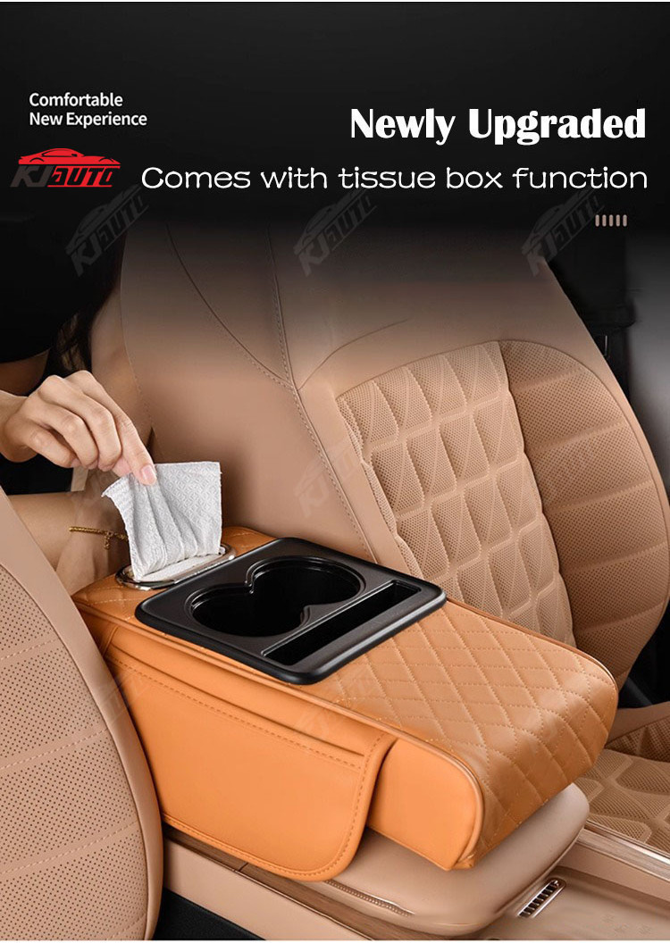 Perodua Alza Car Armrest Box Height Pad Central Leather Storage Bag ...