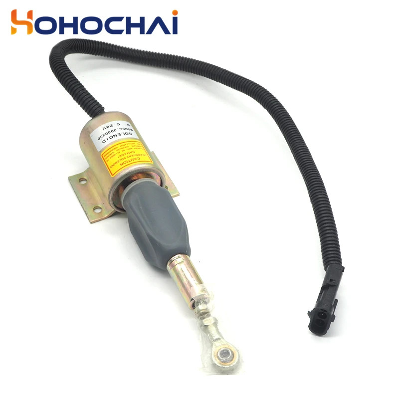 Stop Solenoid 3930235 SA4348-12 3930236 SA-4348-24 Excavator Generator ...