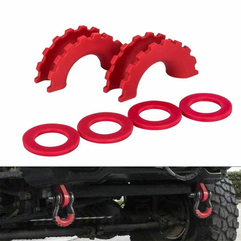 D-Ring Shackle Isolator with Washers for 3/4 inch Towing Shackles ...
