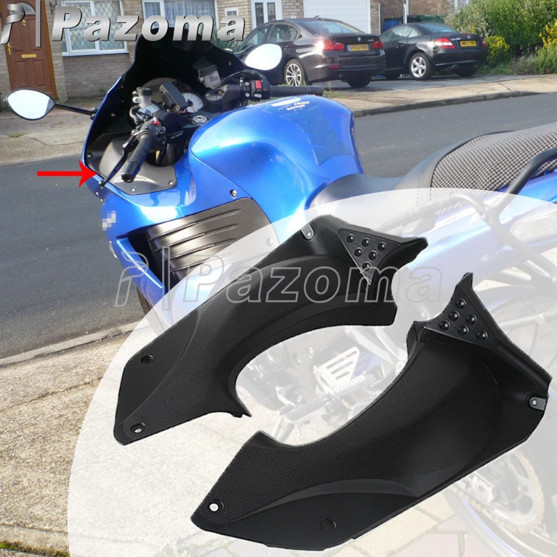 Motorcycle Left&Right Side Air Duct Cover Fairng Cowl Ram Air Intake ...