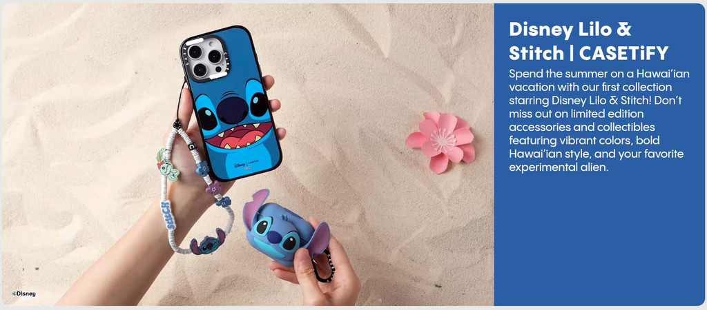CASECASE X Disney Lilo & Stitch Pattern [Pink] Bounce Case Magnetic ...