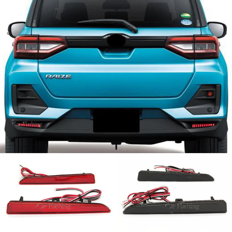 1 Pair Auto LED Rear Fog Lamp For Toyota Raize Tundra Tanto-Custom 2019 ...