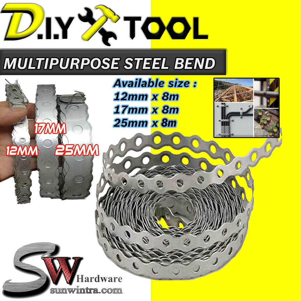 SW HARDWARE Multi Purpose Steel Band 12MM / 17MM/ 25MM | Shopee Malaysia