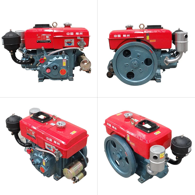 Water-cooled small diesel engine single cylinder 6/8 horsepower hand ...