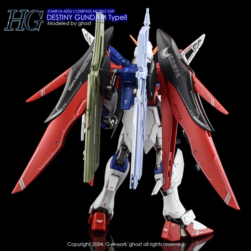 G-Rework HG Destiny Gundam Spec II Water Decal CD-H224 G Rework HGCE ...