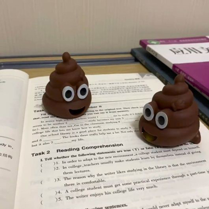 Funny Gag Gift Vomit Poop Stress Toys s Poop Shaped Squeezing Kids ...