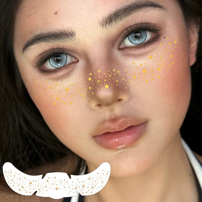 Glitter Freckles Face Stickers - Self-Adhesive, Waterproof - DIY Face ...