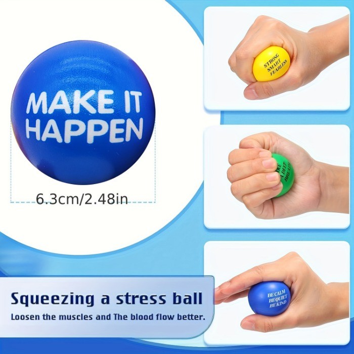 Inspirational Slogan Stress Balls-Motivational Office Toys for ...