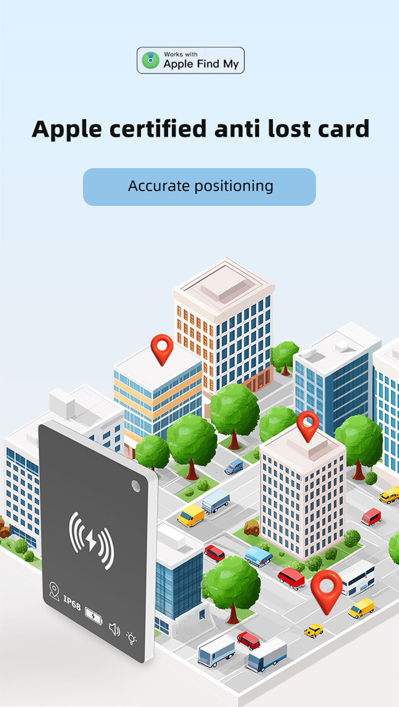 Find My Card Anti-loss Device Smart Wireless Global Tracking ...