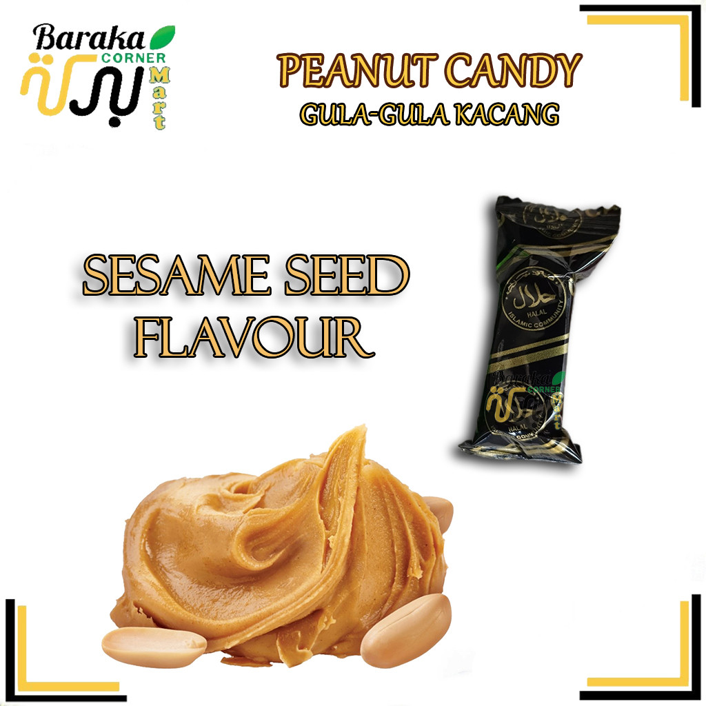 Gula-gula Kacang Tumbuk Sedap Peanut Candy Barley | Biskut Barli Kuih ...