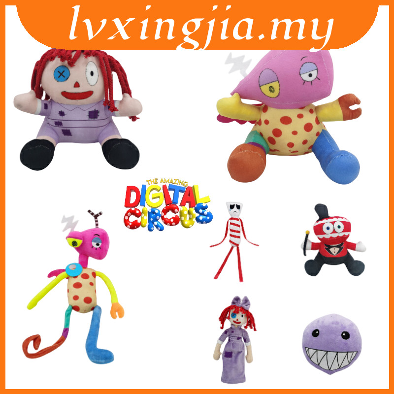 Soft And Cuddly The Amazing Digital Circus Plush Magical Number Circus ...