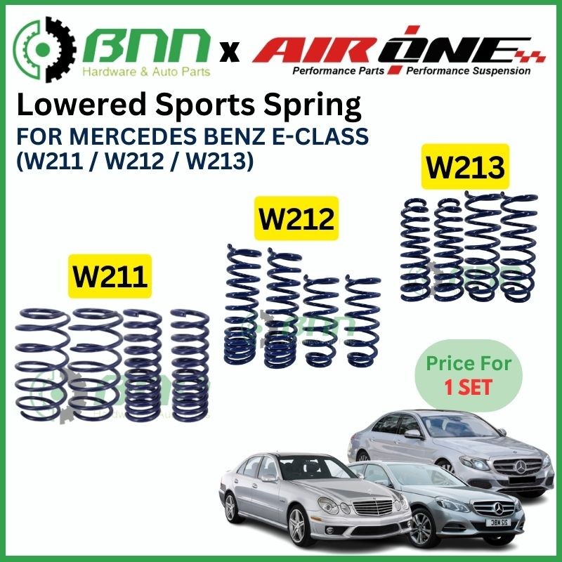 [BNN] AIRONE Mercedes Benz E-Class W211 W212 W213 Lowered Height Sport ...