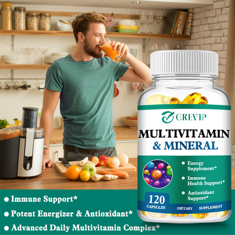 GREVIP Multivitamin, Multivitamin, Maximum Strength Vitamins A, C, D, E ...