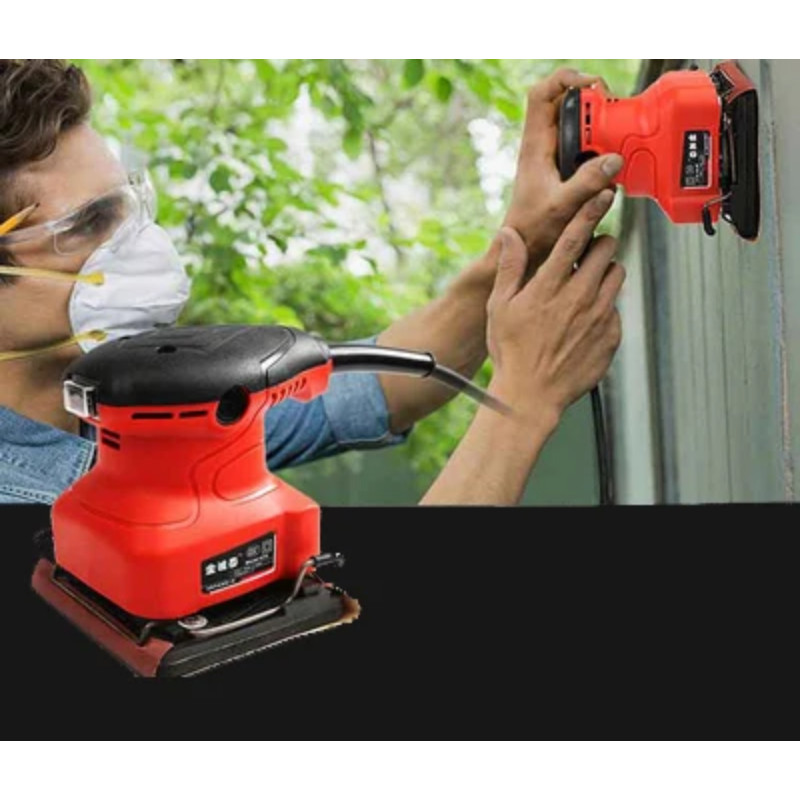 200W Electric Orbital Sander Machine Wood Polisher Mechanical Furniture ...