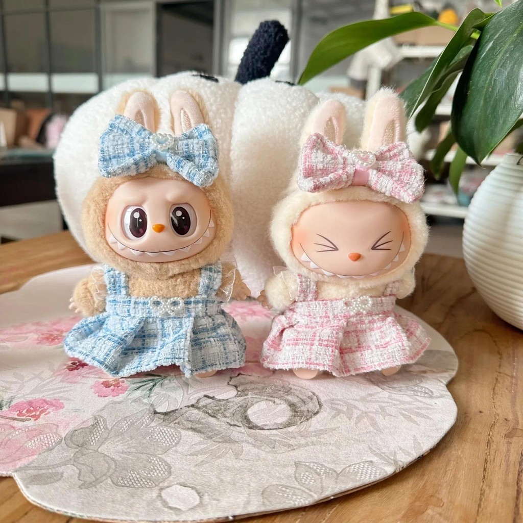 Labubu Sit and Party Series Doll Clothes Outfit Classic Dress Set For ...