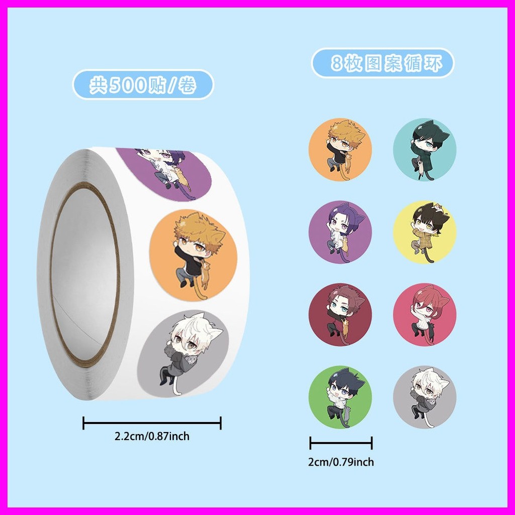 Stickers Blue Lock Isagi Blue Lock Isagi Q Version Villain Roll ...