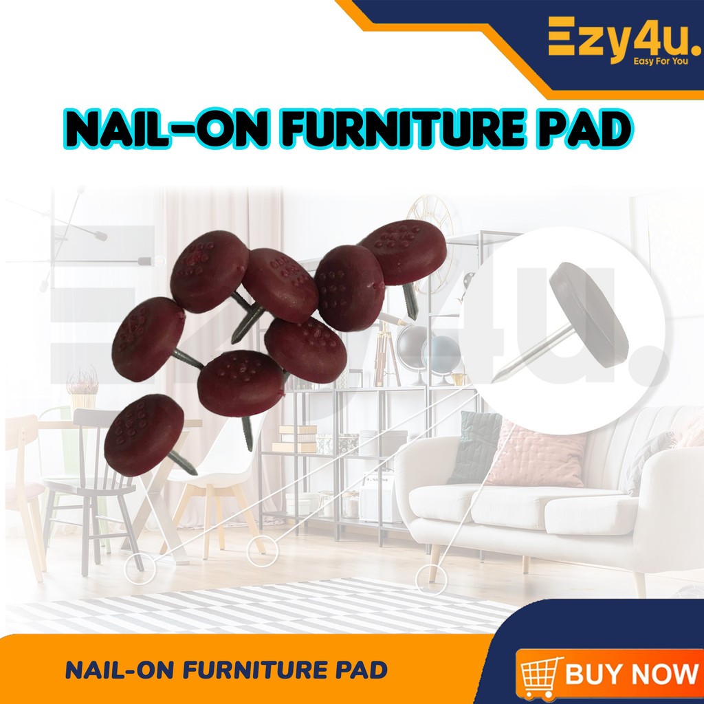 Leg Nail Felt Tip Chair Furniture Desk Sofa Leg Foot Nail Protector Pad ...