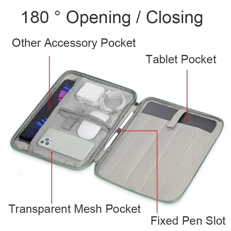 Waterproof Portable layered Tablet Bag For iTel Vista Tab 30 11 Inch ...