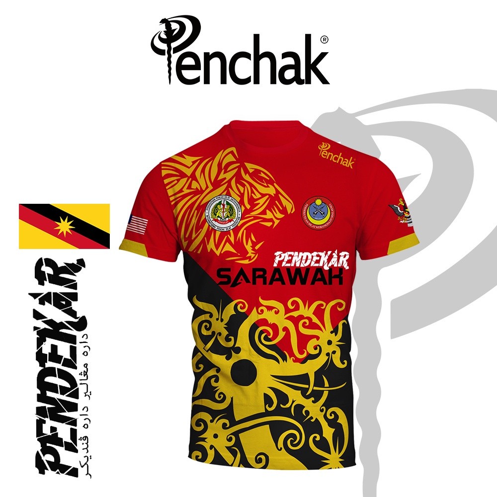 Silat Shirt - Pendekar Sarawak Edition Sublimation Tshirt / Baju ...
