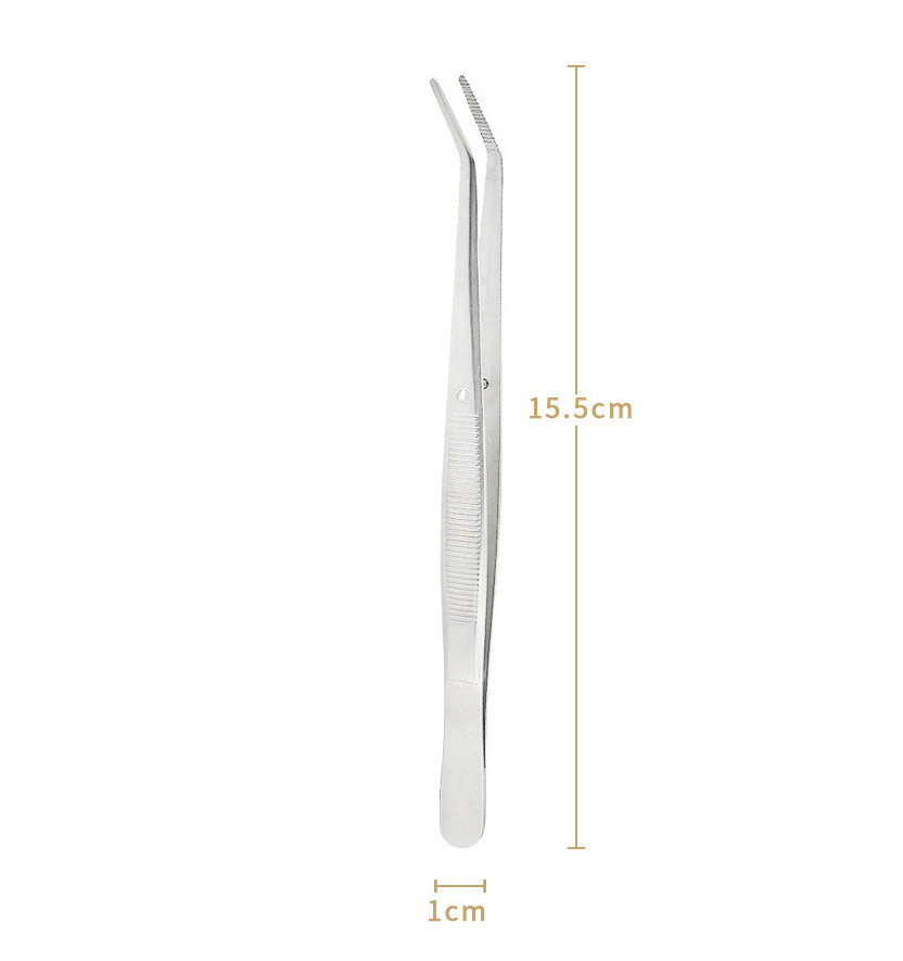Dental Cotton Tweezers Cotton Roll Filling Clip Stainless Steel Nail ...