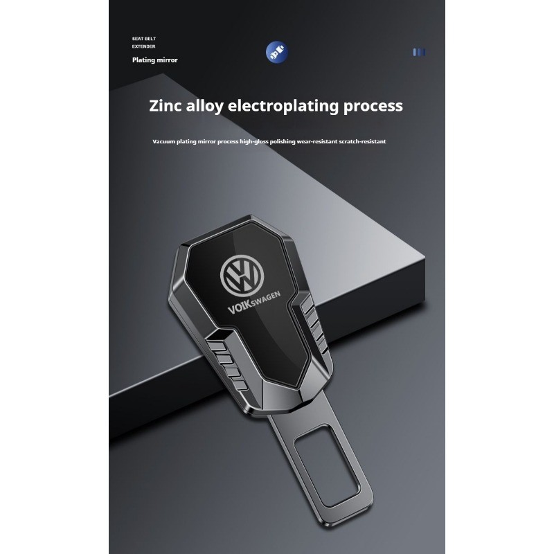 New Car Seat Belt Extension Buckle Seat Belt Extension Clip Silencer ...