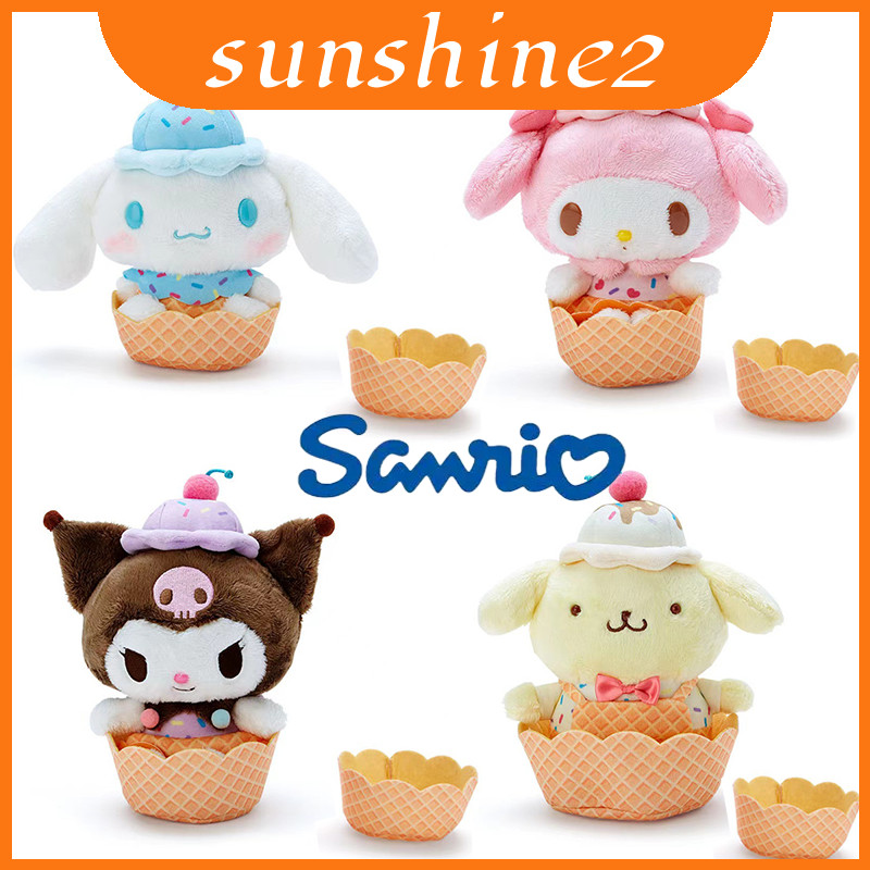 Cinnamon Kuromi Roll My Melody Plush Toy Adorable Ice Parlor Cream Design | Shopee Malaysia