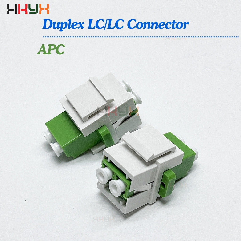 APC Optical Fiber Keystone Pass Through Socket Plug With Hook Insert ...