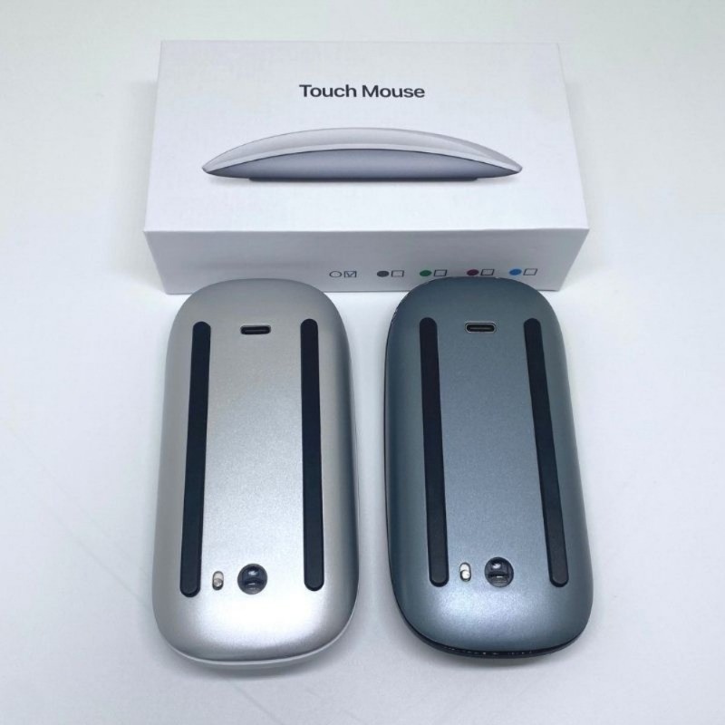 For Apple Wireless Bluetooth Rechargeable Silent Multi Arc Touch Mice ...